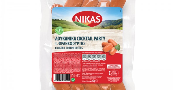 NIKAS ΛΟΥΚΑΝΙΚΑ COCKTAIL PARTY 220gr