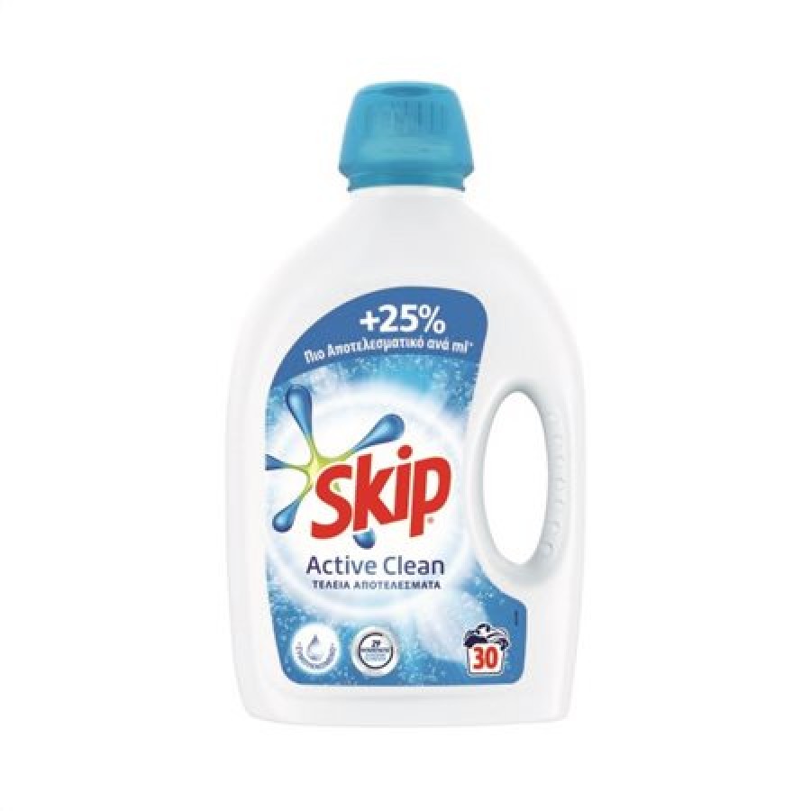 SKIP ΥΓΡΟ ACTIVE CLEAN 1.5LT 30MEZ