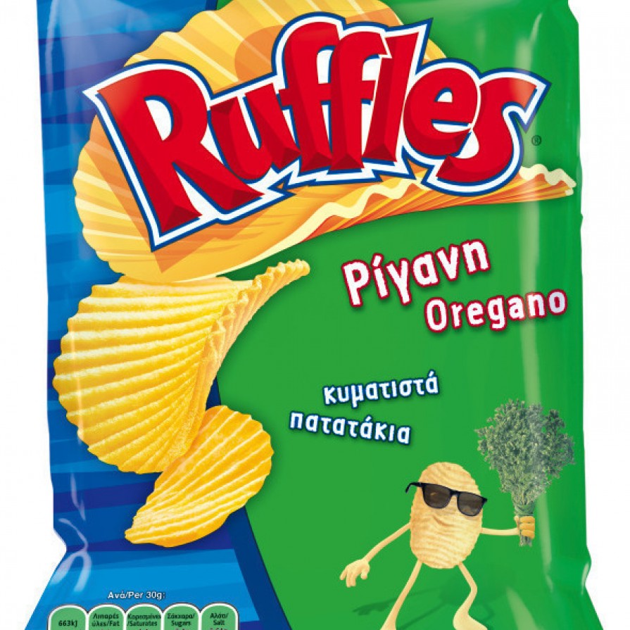 RUFFLES CHIPS ΡΙΓΑΝΗ 100gr