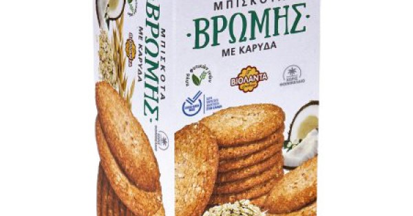 Βιολάντα Μπισκότα Βρώμης Με Καρύδα 200gr